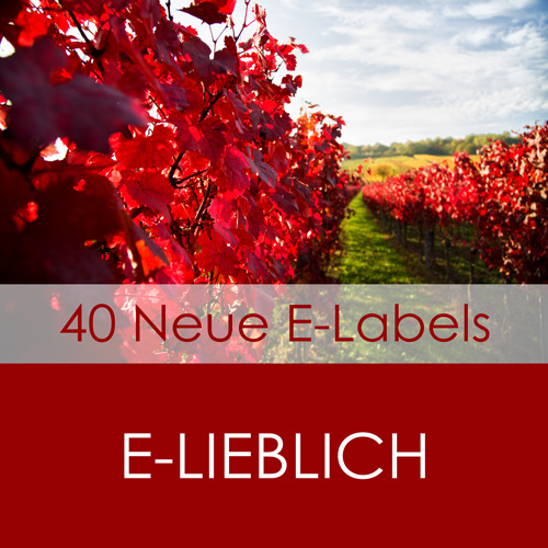 Preise E Label Weine für digitale EU Labels mit QR-Code